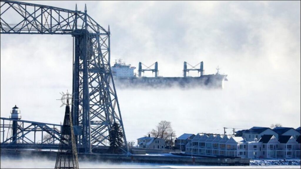 Great Lakes Shipping Slowed by Ice: Lake Superior Delays | Mariner News ...
